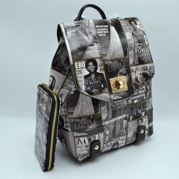 Bags | Magazine Cover Backpack Nwt | Poshmark